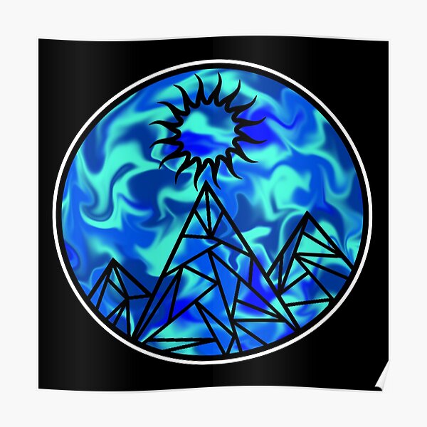 "Prythian Court Symbols - Day (Colored Background)" Poster for Sale by ...