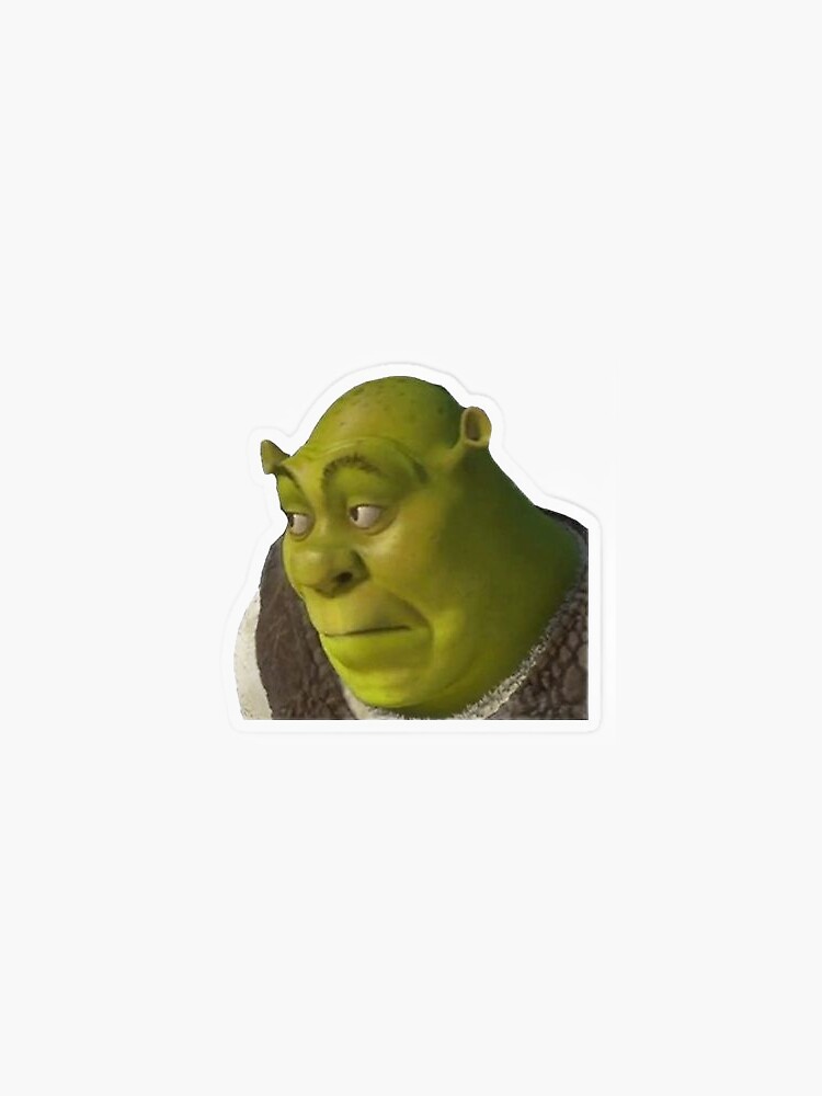 "sly shrek sticker" Sticker by christina006 | Redbubble