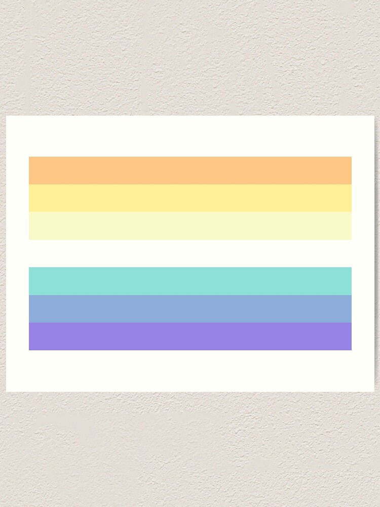 "Genderfaun Pride Flag!" Art Print by pastelmemer | Redbubble