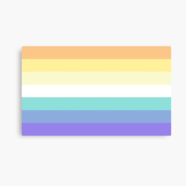 "Genderfaun Pride Flag!" Canvas Print by pastelmemer | Redbubble