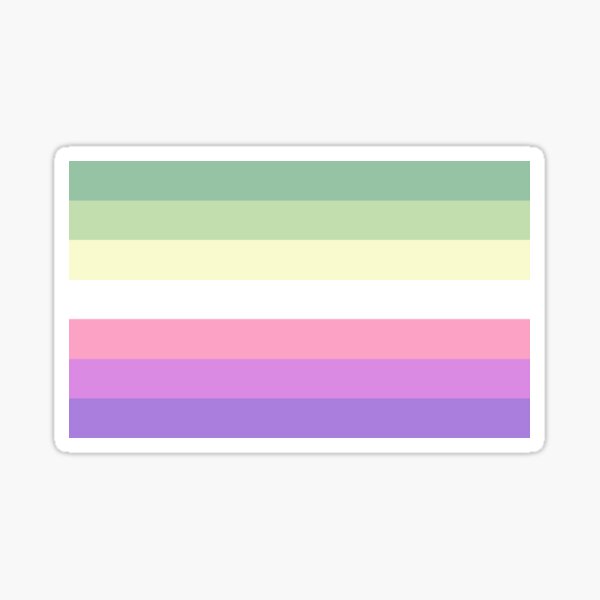 "Genderfae Pride Flag!" Sticker for Sale by pastelmemer | Redbubble