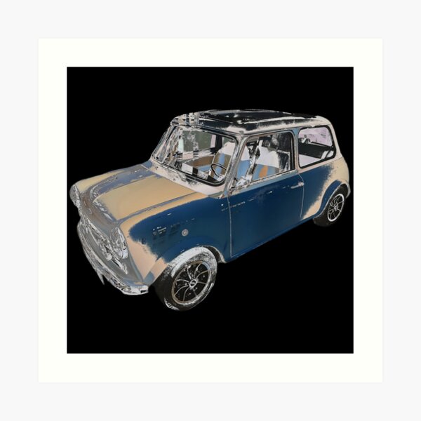"Austin Mini" Art Print by sjinq8 | Redbubble