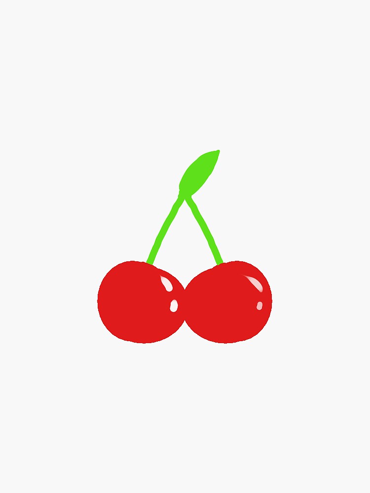 "Cute Little Cherry's" Sticker by DeadlyKittenUWU | Redbubble