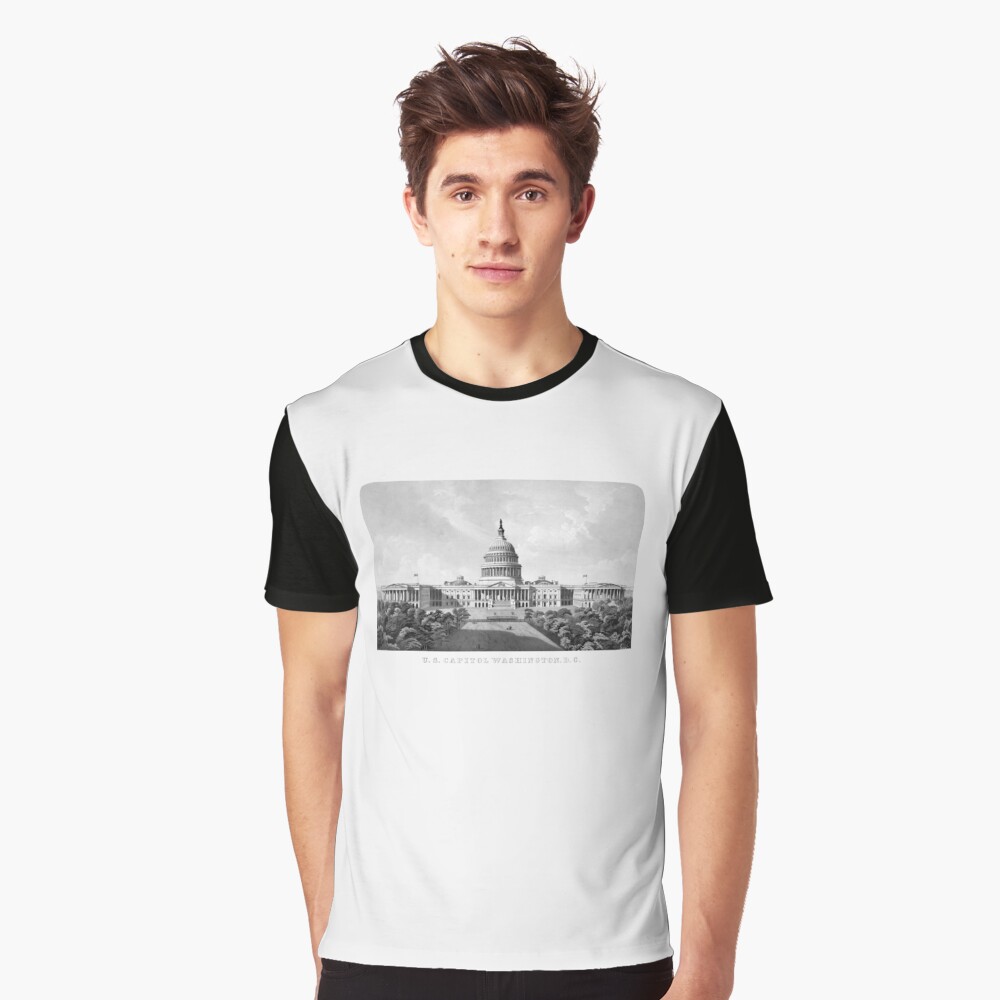 "US Capitol Building Washington D.C. - Two" T-shirt for Sale by ...