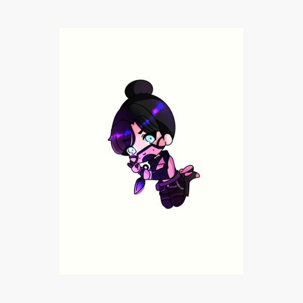 Chibi Wraith Apex Legends Art Prints | Redbubble