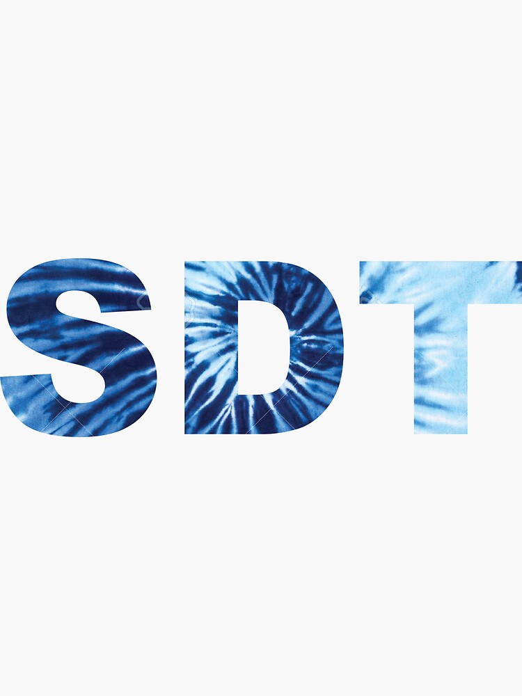"SDT tie dye" Sticker by mickeyj123 | Redbubble