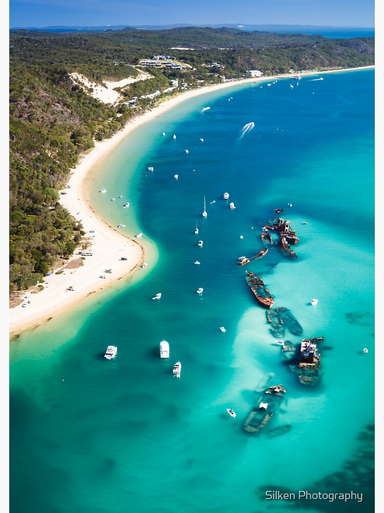 "Tangalooma Wrecks" Sticker for Sale by silkenphotos | Redbubble