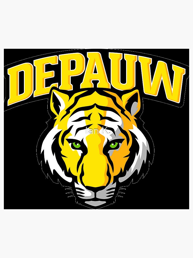 "DePauw University Logo" Sticker for Sale by techiedorm | Redbubble