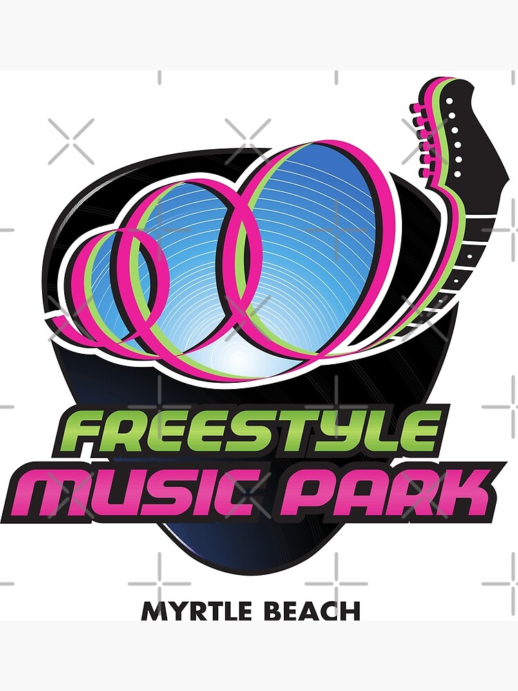 "Freestyle Music Park Logo" Poster by carowindsfanson | Redbubble