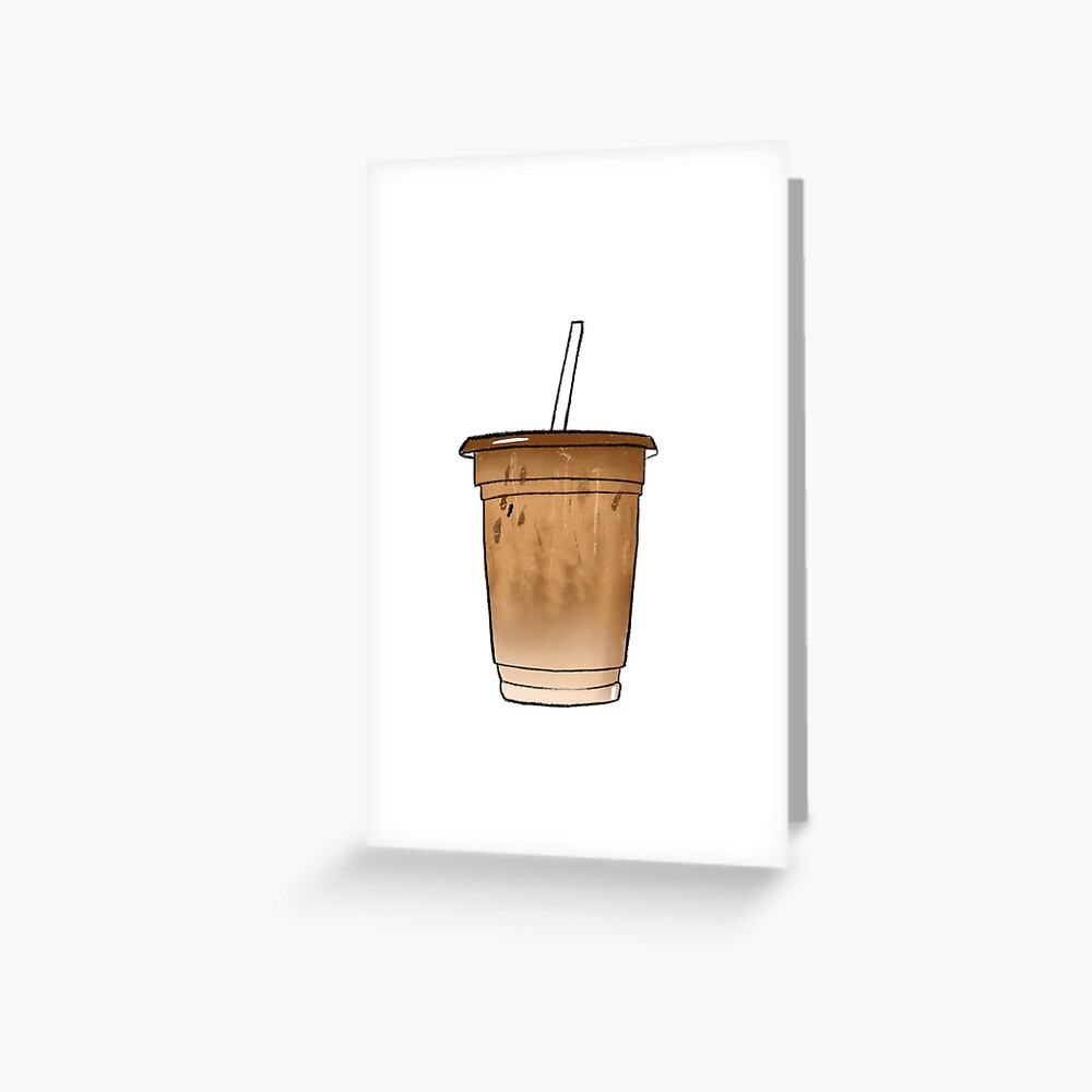 "Iced latte" Sticker for Sale by Milli Co Studio | Redbubble