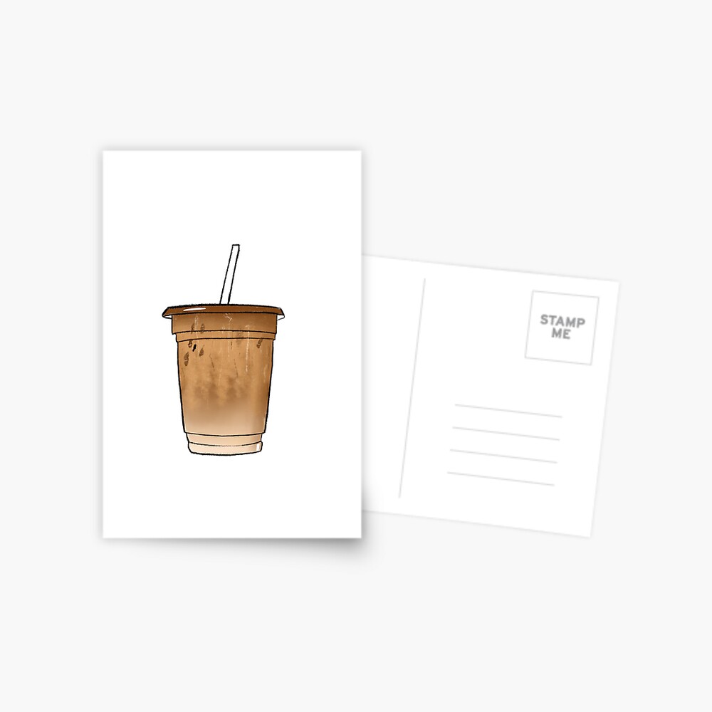 "Iced latte" Sticker for Sale by Milli Co Studio | Redbubble