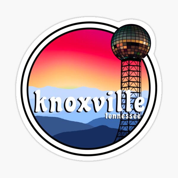 "Retro Knoxville" Sticker for Sale by Bronte Taylor | Redbubble