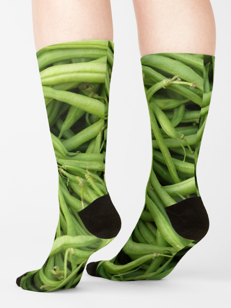 "Green Beans" Socks by quinnhopp | Redbubble