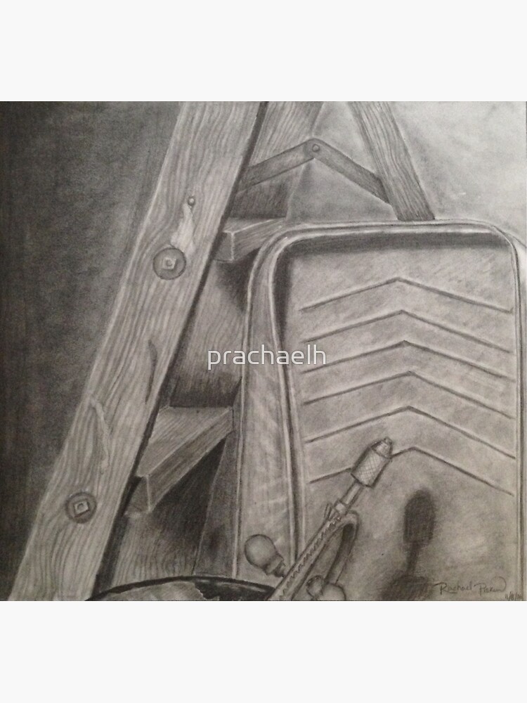 "Ladder Still Life" Sticker for Sale by prachaelh | Redbubble