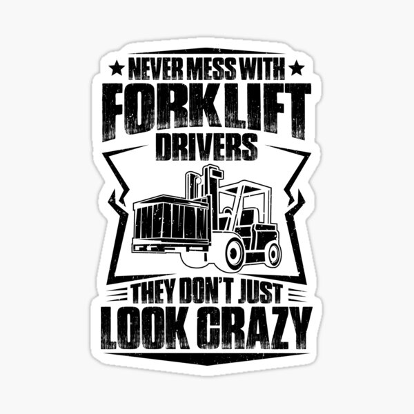 Forklift Operator Stickers | Redbubble