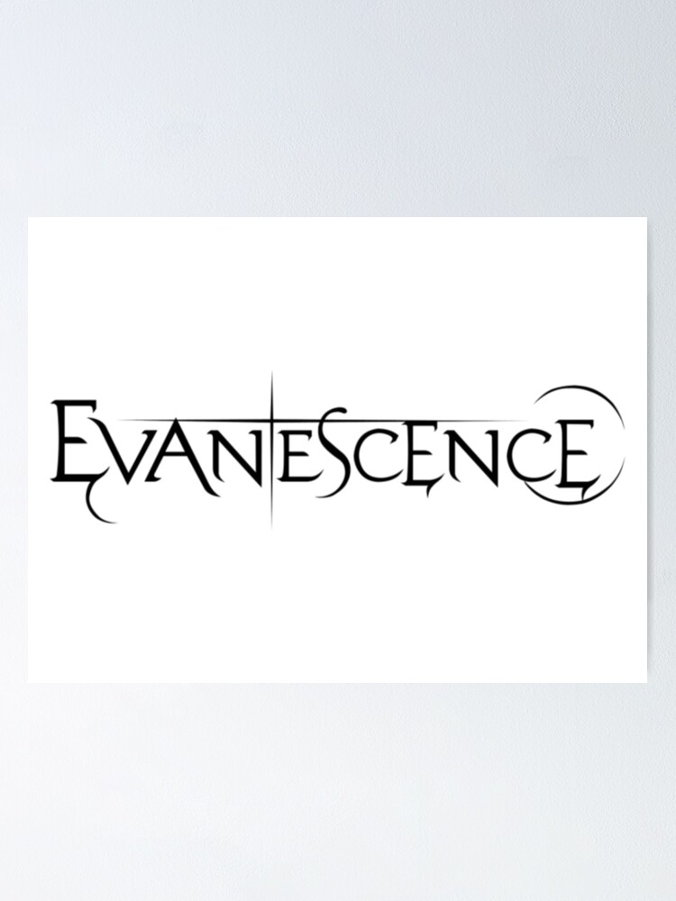 "Evanescence Black Logo" Poster by FandomAnonymity | Redbubble