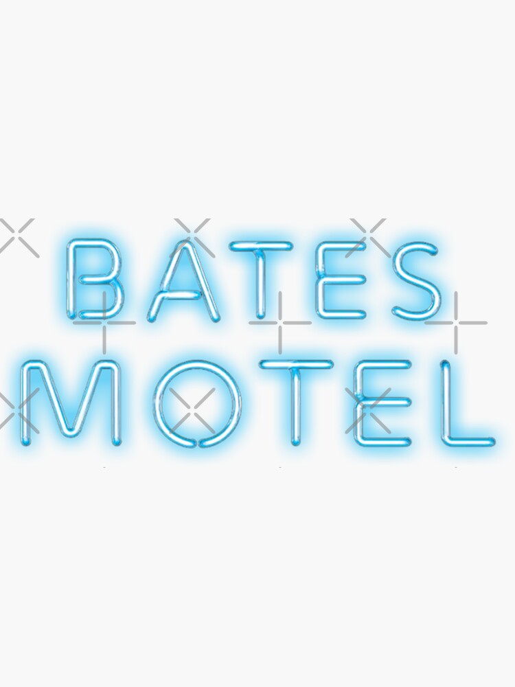 "Bates Motel Logo" Sticker for Sale by FandomAnonymity | Redbubble