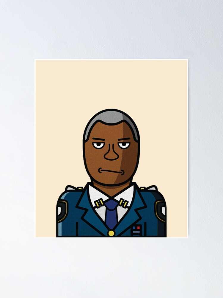 "Captain Holt" Poster for Sale by FanStickers- | Redbubble