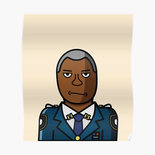 "Captain Holt" Poster for Sale by FanStickers- | Redbubble
