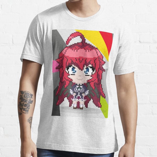 "HighSchool DxD: Rias Gremory Pixel Art" T-shirt for Sale by ...
