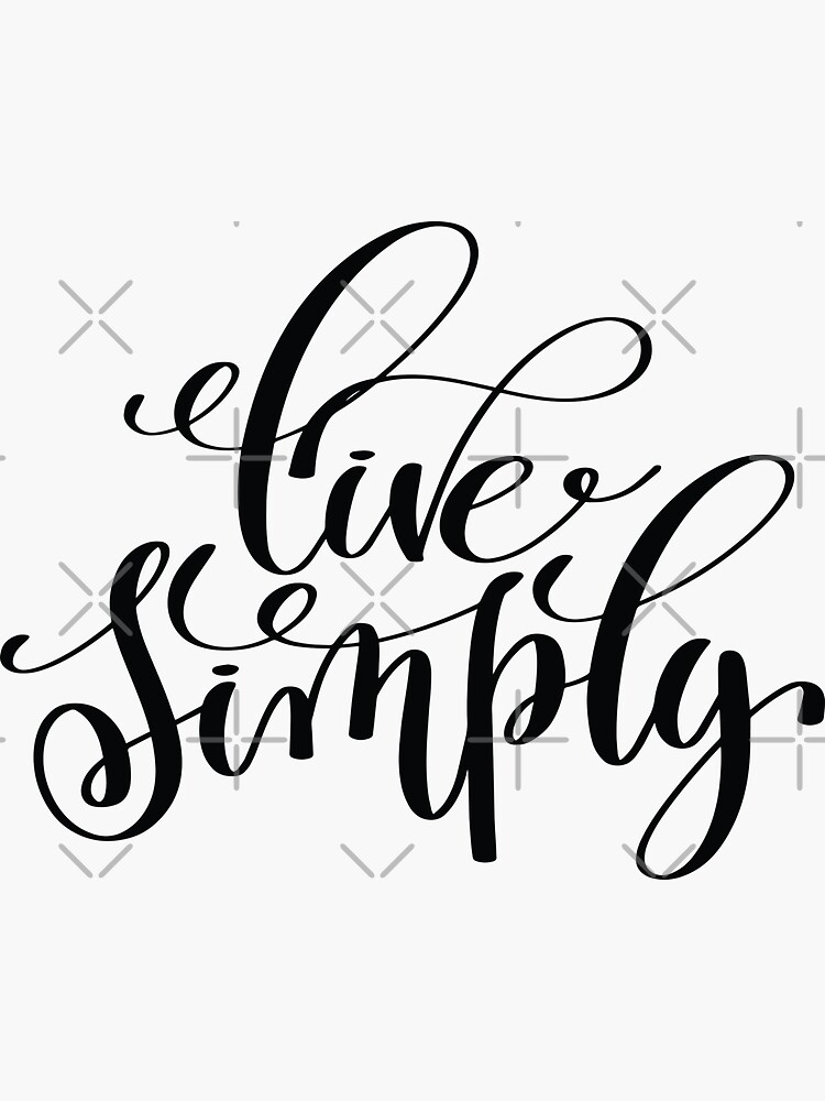 "Live Simply Inspirational and Motivational Quotes" Sticker by ...