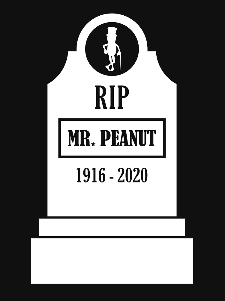 "MR PEANUT DEATH - RIP" T-shirt by BIALE-Design | Redbubble