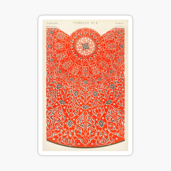 "Turkish Art Patterns" Sticker for Sale by CarlsArt | Redbubble
