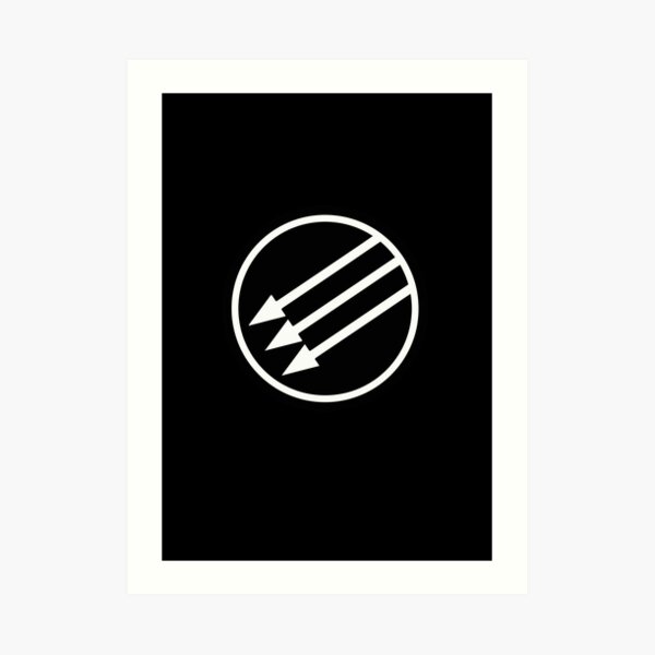 "Three Arrows - Anti Fascist" Art Print for Sale by Komandor-szep ...