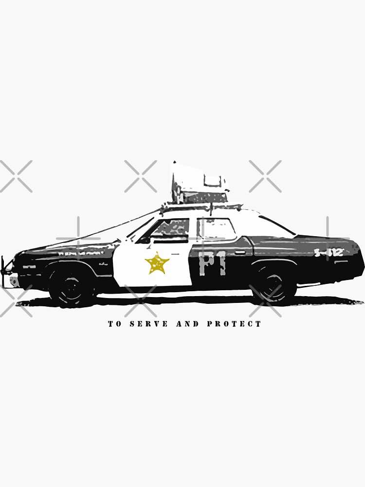 "Bluesmobile" Sticker for Sale by markvickers41 | Redbubble