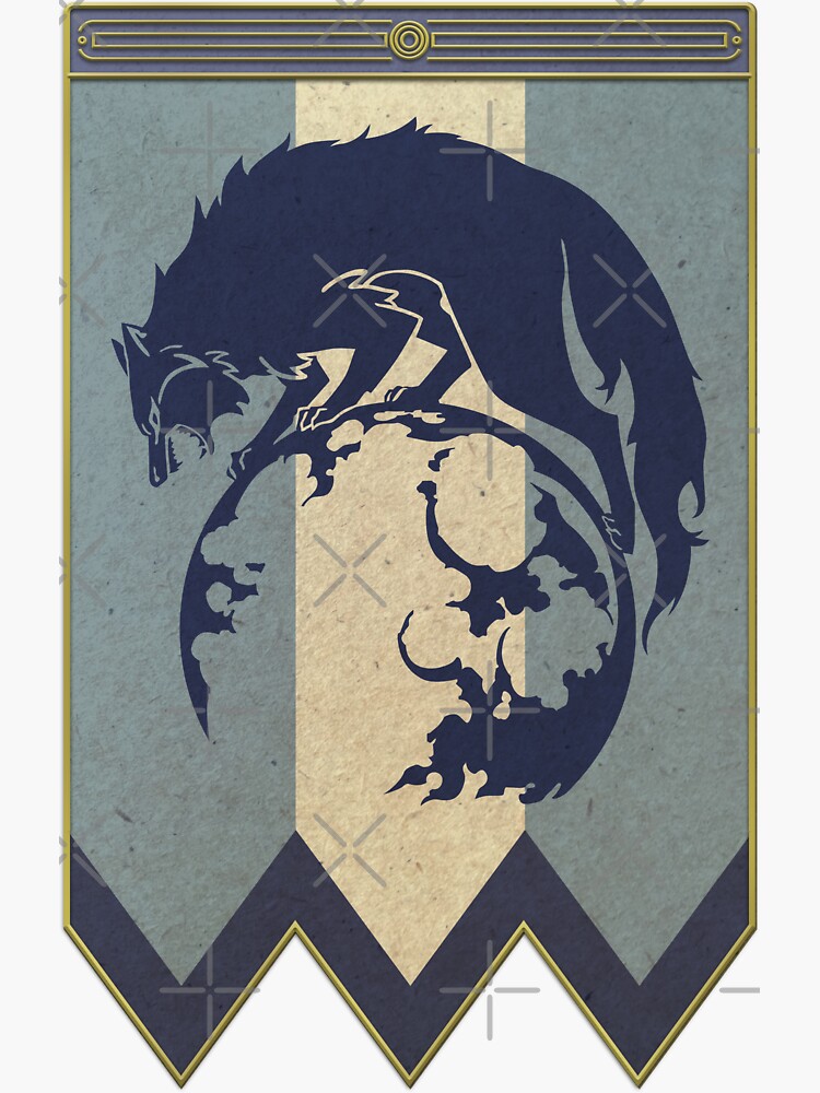 "Ashen Wolves" Sticker for Sale by Retro-Freak | Redbubble