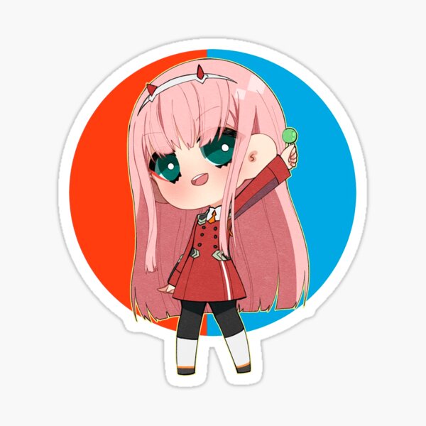"Zero two " Sticker by Morphey22 | Redbubble