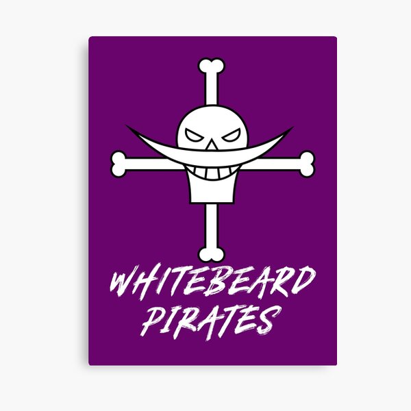Whitebeard Pirates Flag Canvas Prints | Redbubble