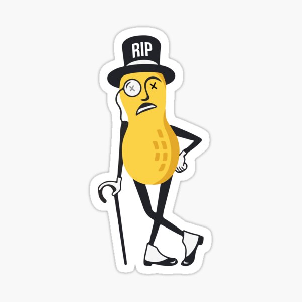 Mr Peanut Stickers | Redbubble