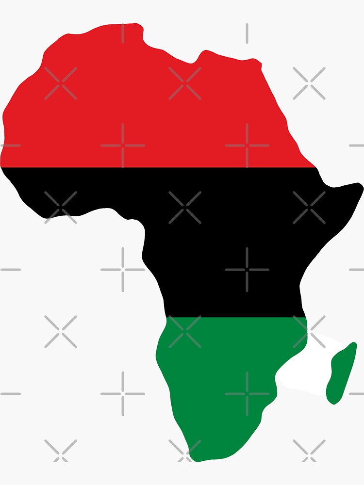 "Pan Africa Stylised Flag" Sticker for Sale by KulakPosting | Redbubble