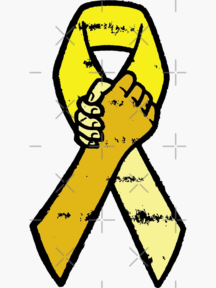 "Sarcoma Cancer Ribbon" Sticker for Sale by carlysias | Redbubble