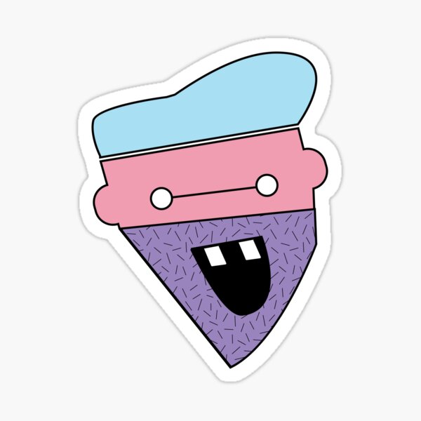"Bruv Man - Funny Graphic Illustrated Beard Man Cartoon Dude" Sticker ...