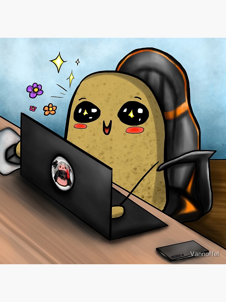 "Gamer Potato" Poster for Sale by Vannoffel | Redbubble