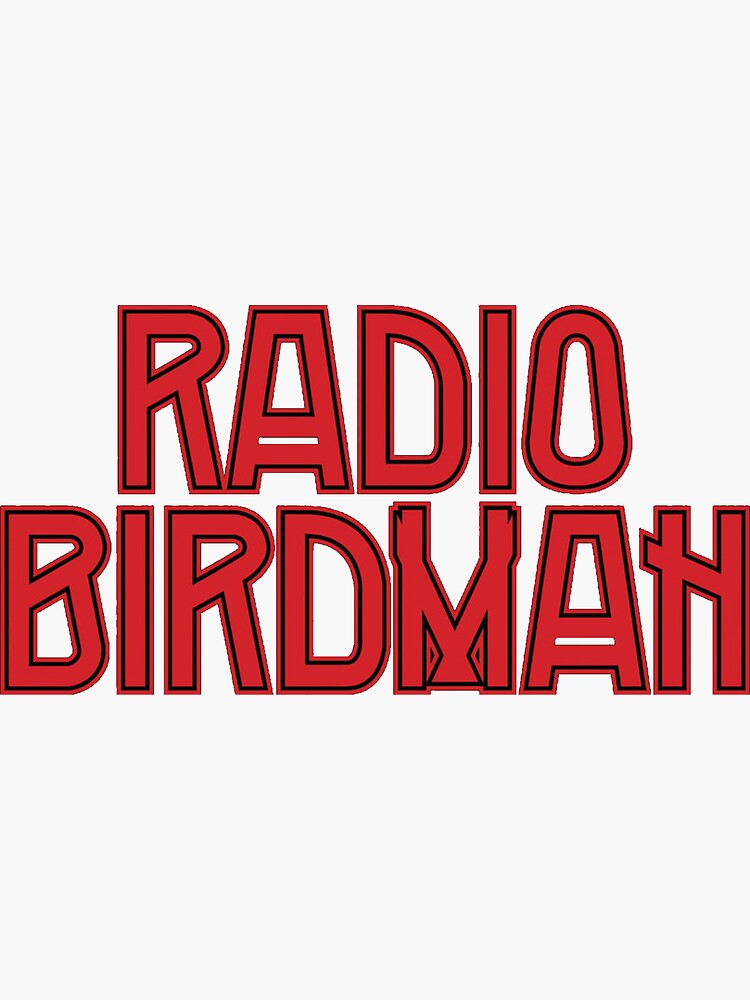 "Radio Birdman" Sticker for Sale by PunkNewWave45 | Redbubble