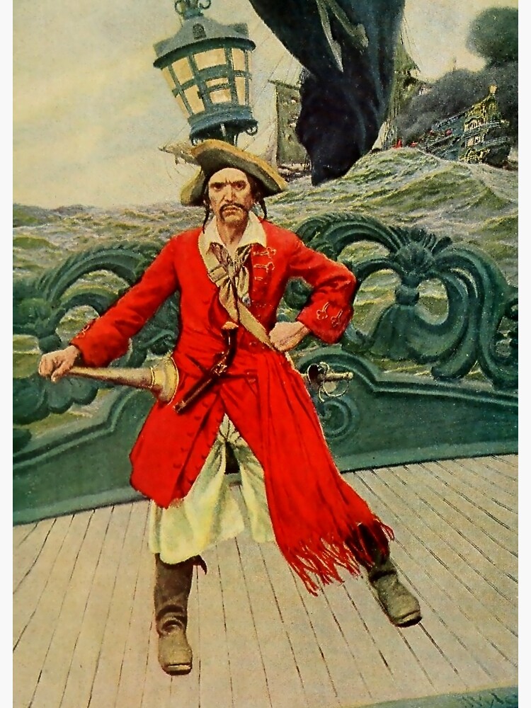 Captain Keitt” Pirate Art by Howard Pyle" Poster for Sale by ...