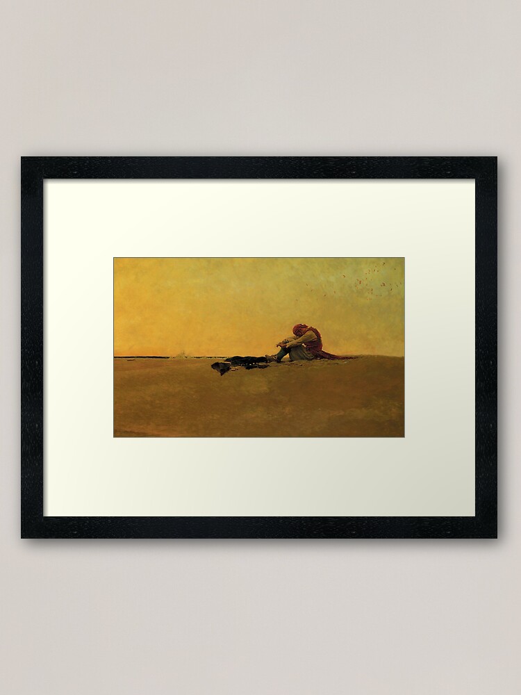 Marooned” Pirate Art by Howard Pyle" Framed Art Print for Sale by ...