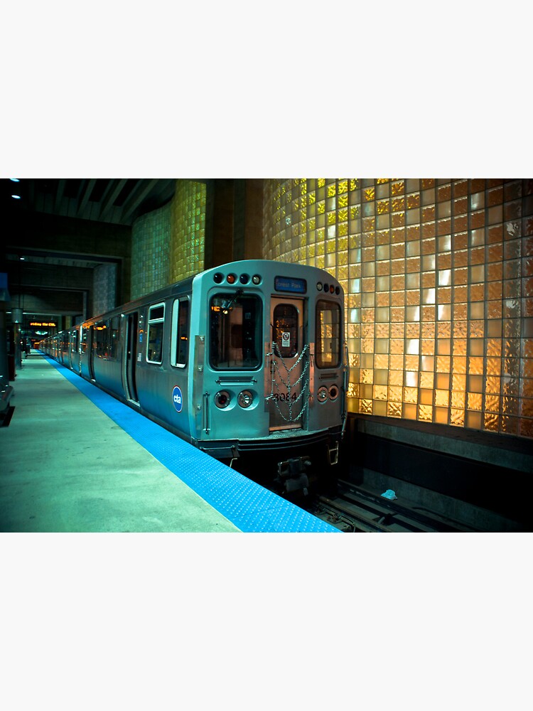 "A Blue Line Train to Forrest Park" Photographic Print by johncruz ...