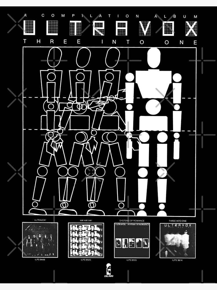 "ULTRAVOX - THREE INTO ONE " Art Print for Sale by ThrowbackM2 | Redbubble