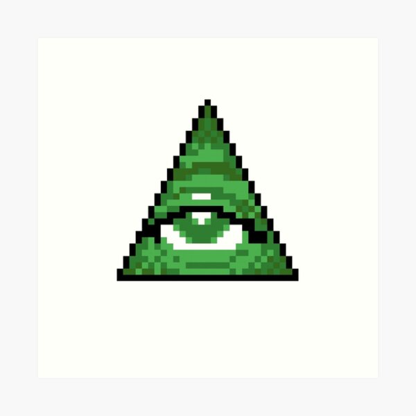 "8-bit pyramid" Art Print for Sale by MacCurious | Redbubble