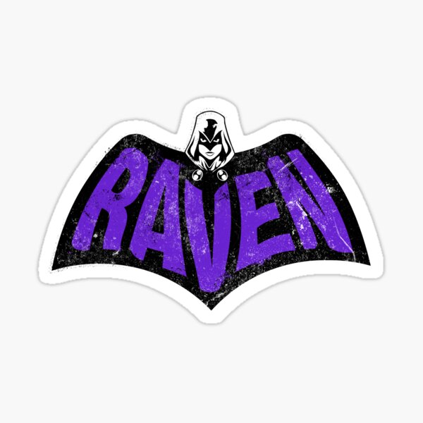 "Raven" Sticker by Douglasstencil | Redbubble