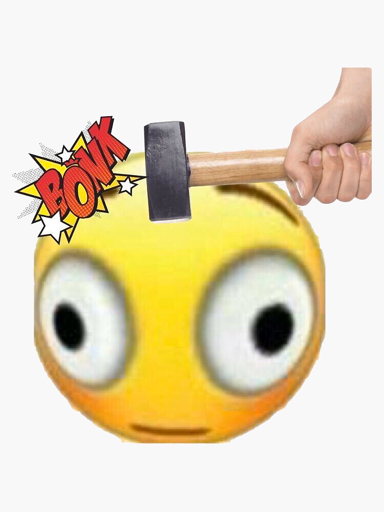 "BONK!" Sticker for Sale by pandazo | Redbubble