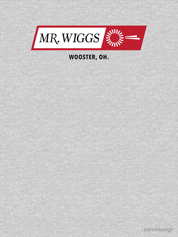 "Mr. Wiggs Vintage Logo" T-shirt for Sale by swrumbaugh | Redbubble ...