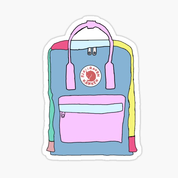 "Multi color backpack" Sticker for Sale by Cssens | Redbubble