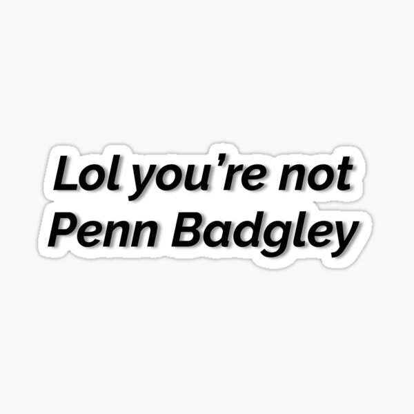 "Penn Badgley" Sticker for Sale by tbows | Redbubble