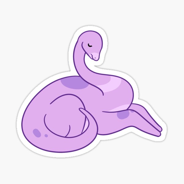 "Sam Saltasaurus Sitting" Sticker for Sale by FeenicksPhoenix | Redbubble