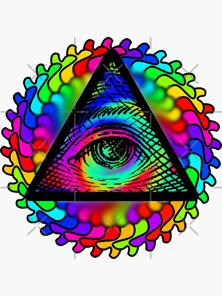 "The All Tripping Eye" Sticker for Sale by AlienInterests | Redbubble